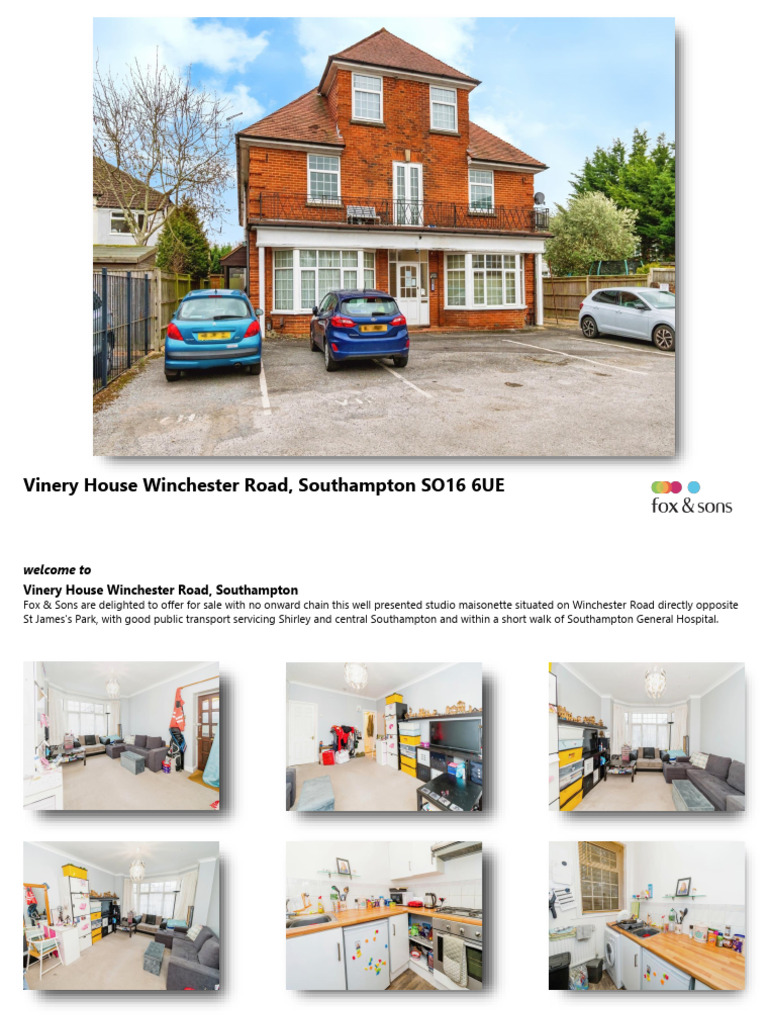 Vinery House Winchester Road 2 | PDF | Leasehold Estate