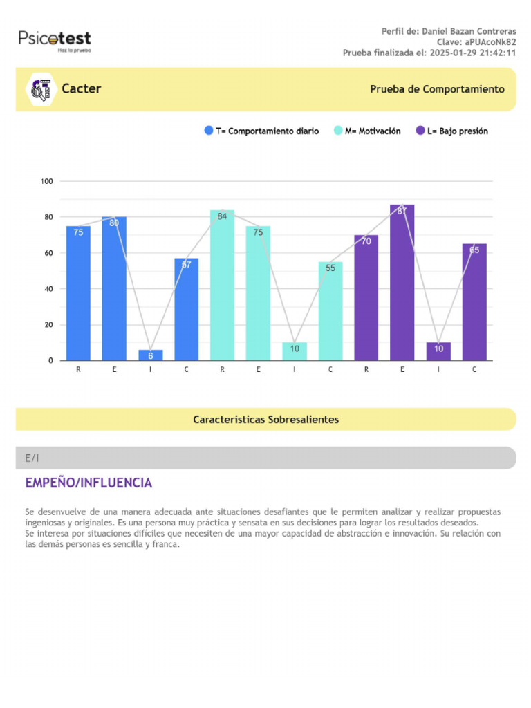 Reporte Daniel Bazan | PDF