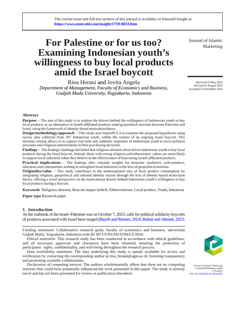10 1108 - Jima 05 2024 0205 | PDF | Survey Methodology | Motivation