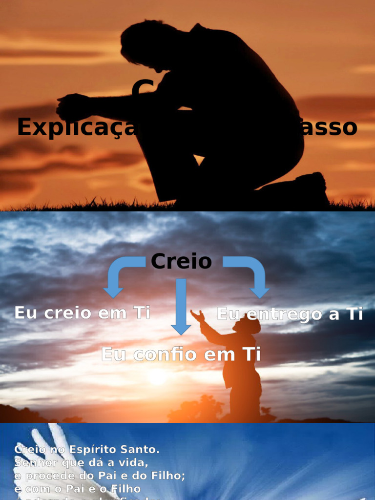 Explicação do Credo para Catequese | PDF | Crença e doutrina religiosa ...