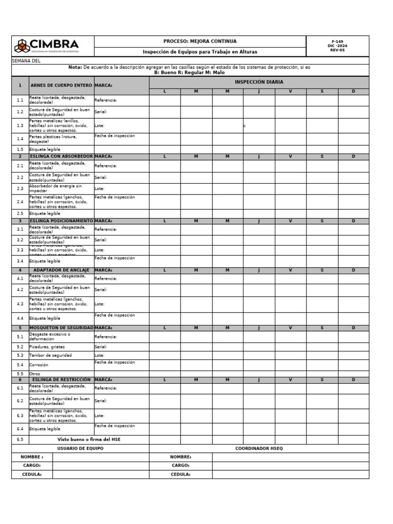 F-149 Inspección de Equipos Eppc V5 | PDF | Materiales | Corrosión