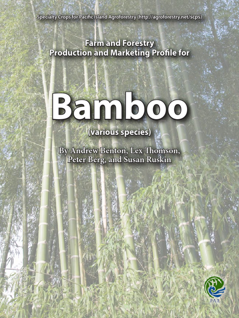Bamboo_specialty_crop | PDF | Bamboo | Root