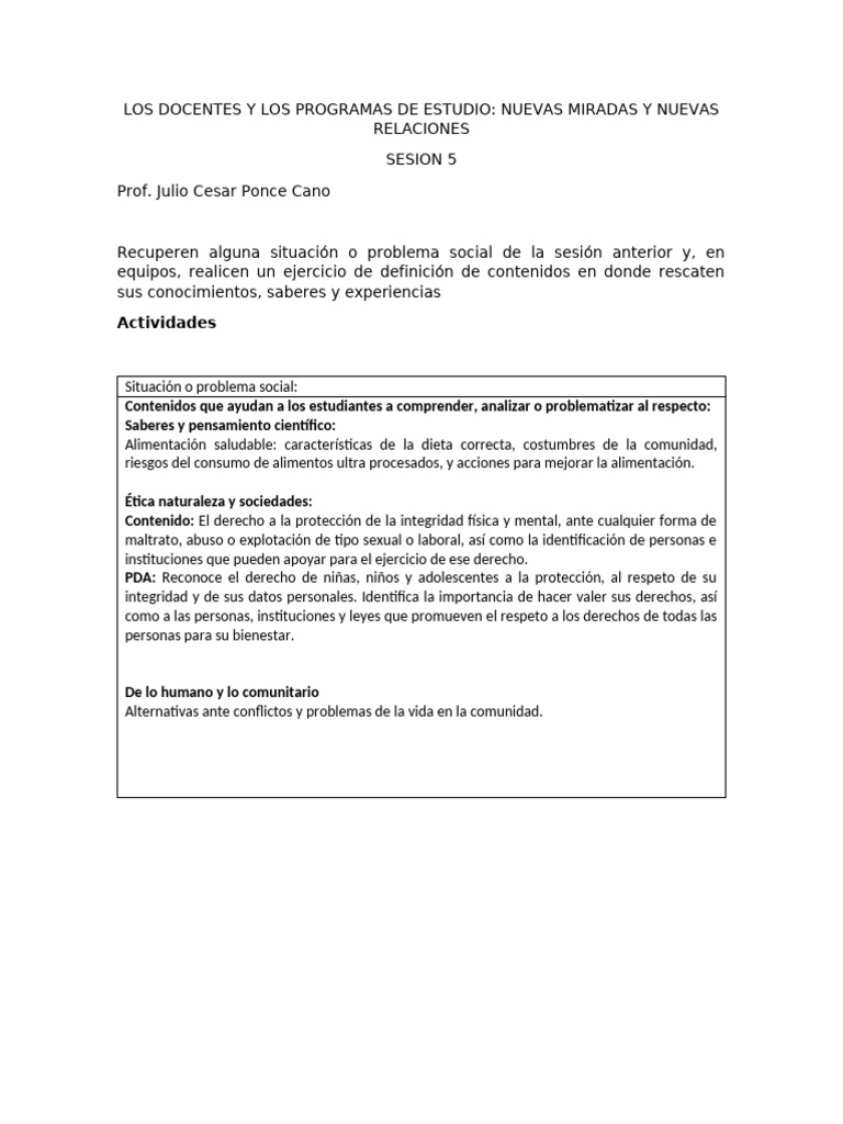 Sesion 5 | PDF