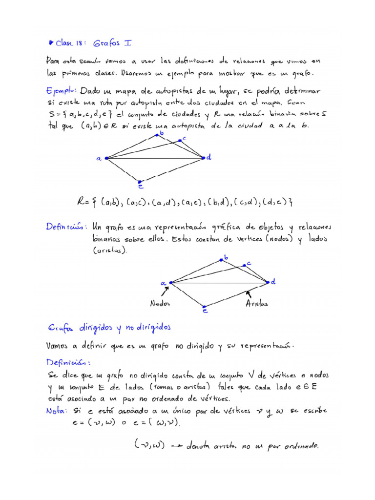 Clase 5 Grafos I | PDF