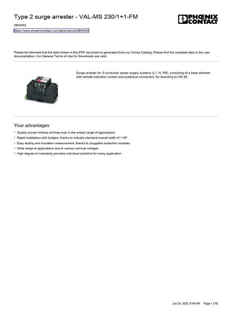 07 PoweSurgeProtections 2804432 | PDF | Alternating Current ...