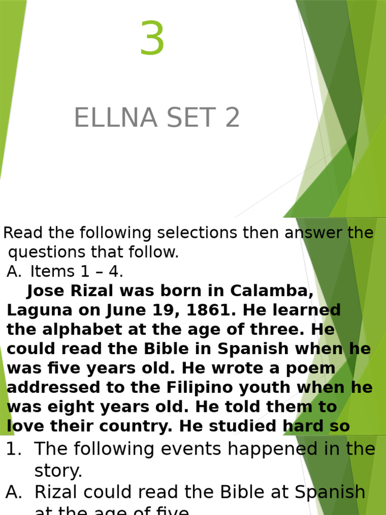 Ellna Set 2 Reviewer | PDF