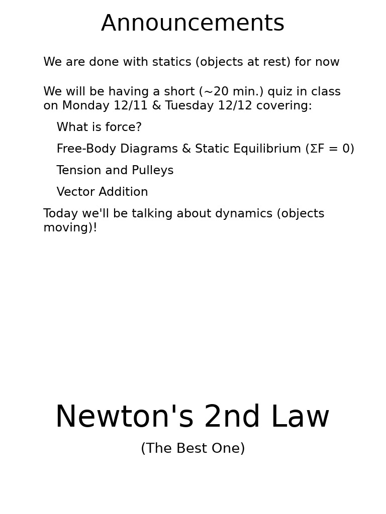 6 N2 NewtonsSecondLaw | PDF | Force | Acceleration