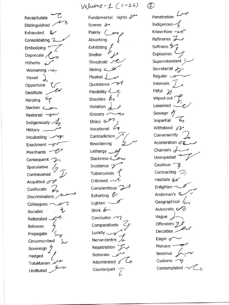 All KC Volumes 1-24 Words in Gregg Shorthand | PDF