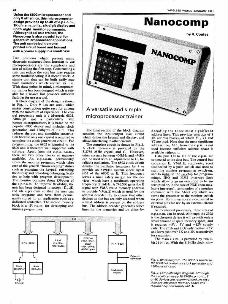 6802 Wireless World Jan 1981 | PDF