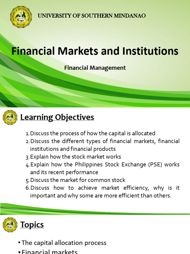 Financial-markets-and-institutions | PDF | Financial Markets ... Financial-markets-and-institutions | PDF | Financial Markets ...