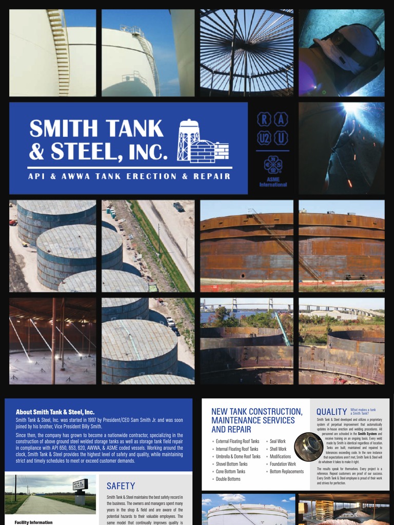 Smith Tank&Steel Brochure | Metal Fabrication | Tanks