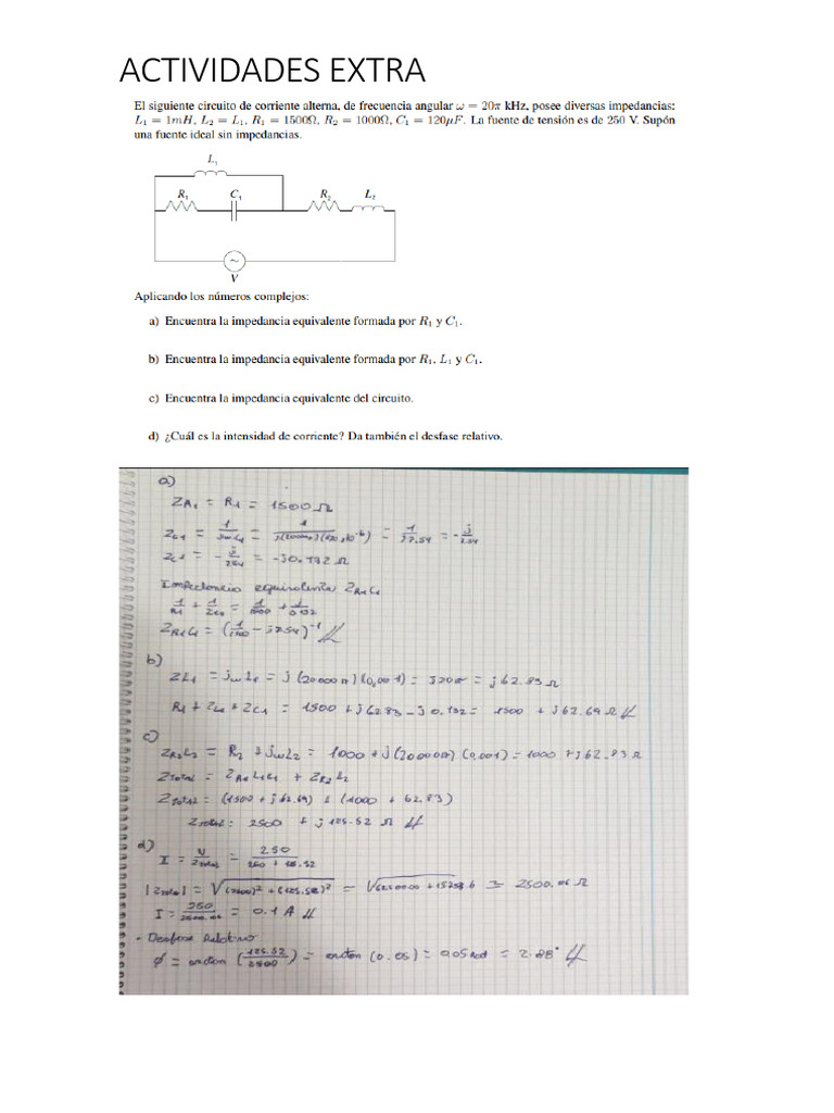 MATEMATICAS Actividades Extra | PDF