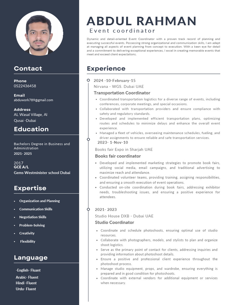 Abdul CV 2 | PDF | United Arab Emirates | Business