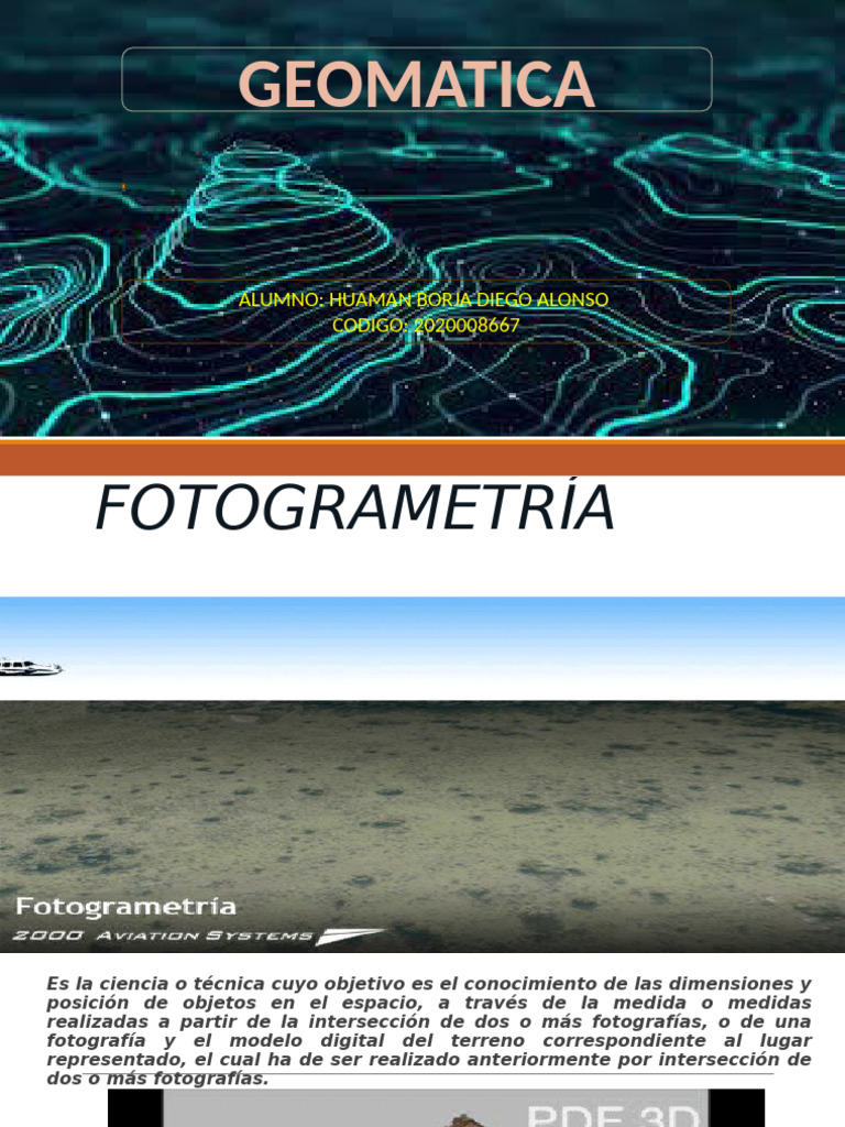 Introducción a la Fotogrametría | PDF