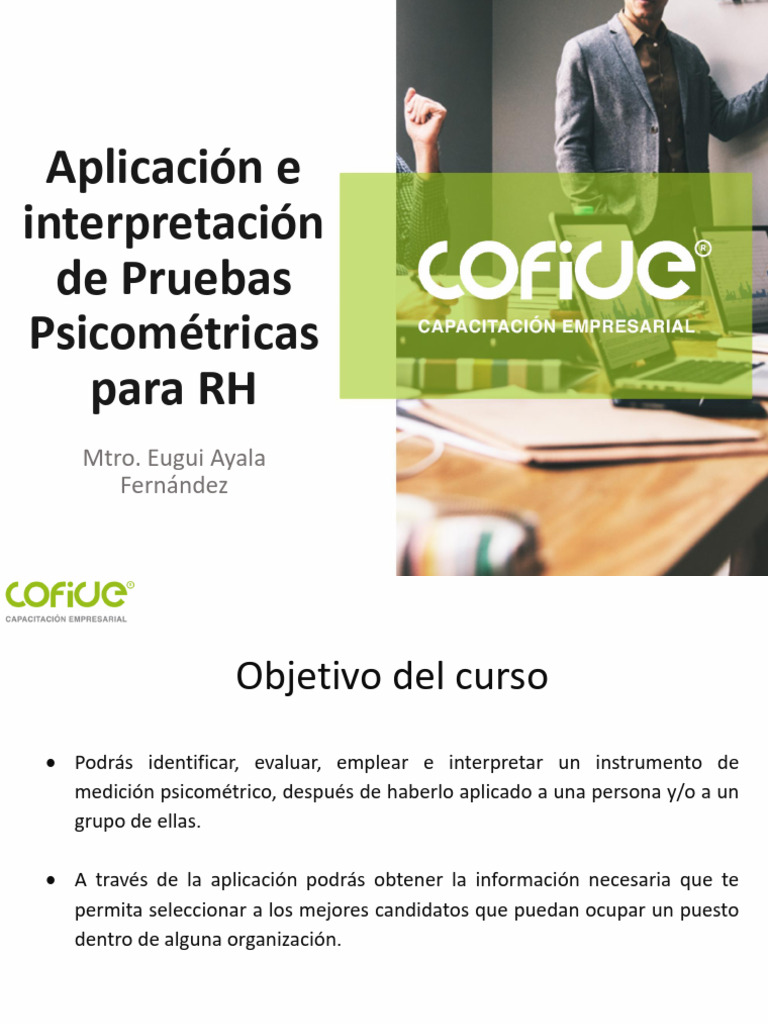 Aplicación e Interpretación de Pruebas Psicometricas para RH 28.05.220 | PDF | Inteligencia ...