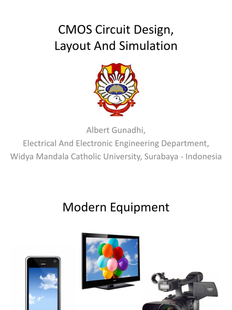 CMOS Circuit Design, Layout and Simulation CMOS Circuit Design, Layout and Simulation