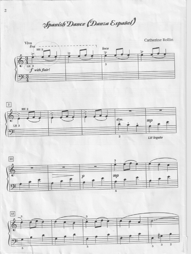 Spanish Dance-Catherine Rollin | PDF
