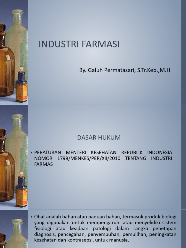 Panduan Lengkap Industri Farmasi Indonesia | PDF