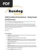 AIF-C01 AWS AI Practitioner Exam Guide | PDF | Machine Learning | Artificial Intelligence