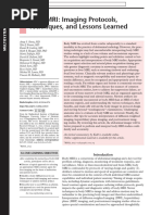 GE MRI Acronym Chart QRG | PDF | Imaging | Magnetic Resonance Imaging