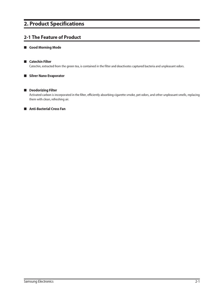 20070127141017750_Product_Specification-552 | PDF | Air Conditioning | Refrigerator