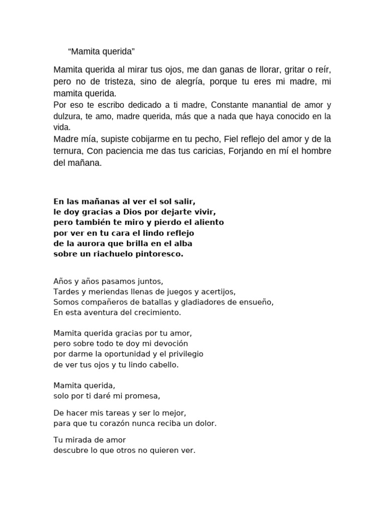 Mamita Querida | PDF