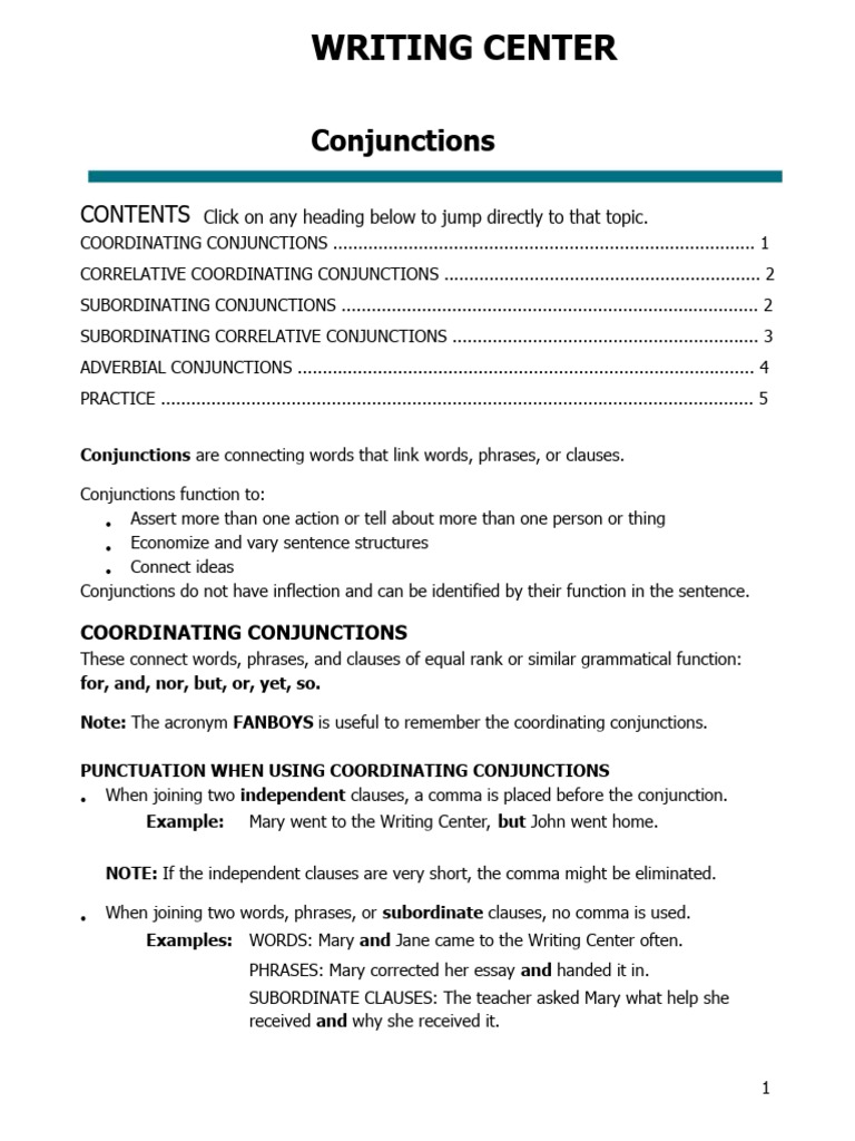 Conjunctions | PDF | Linguistic Typology | Syntactic Relationships