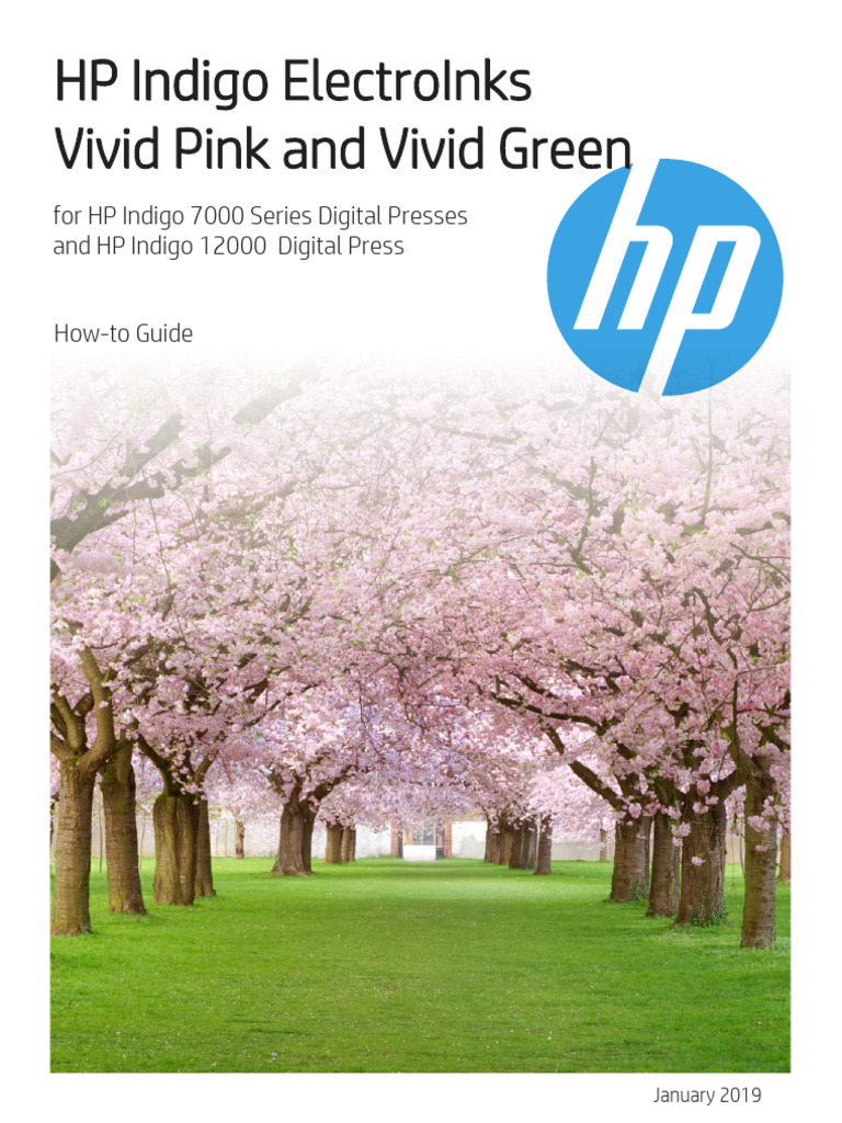 HP Indigo ElectroInks Vivid Pink and Vivid Green For HP Indigo 7000 Series Digital Presses and ...