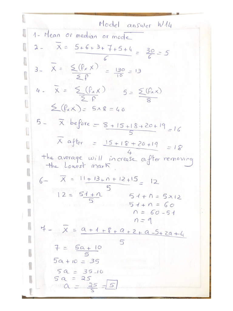 Model answer W14 | PDF