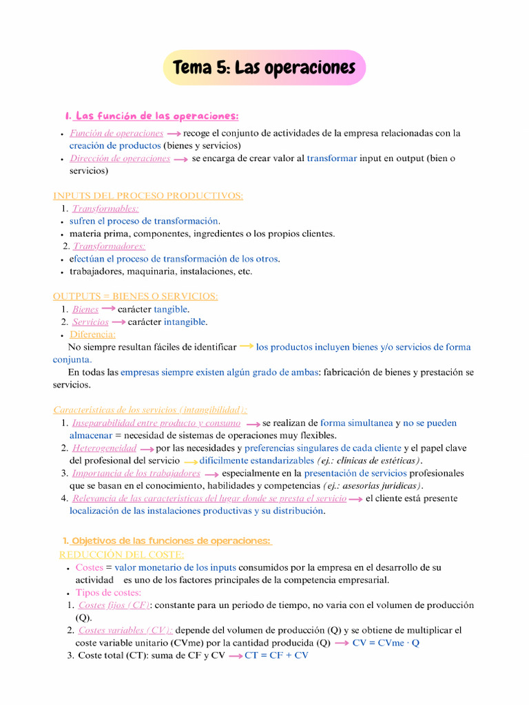 Tema 5 Las Operaciones - 241116 - 000134 | PDF