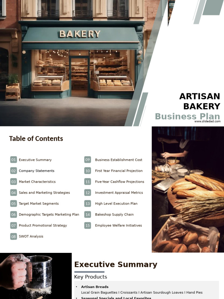 Artisan Bakery Business Plan Overview | PDF | Net Present Value | Expense