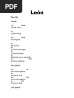 Que Ruja el León: Letra y Mensaje | PDF