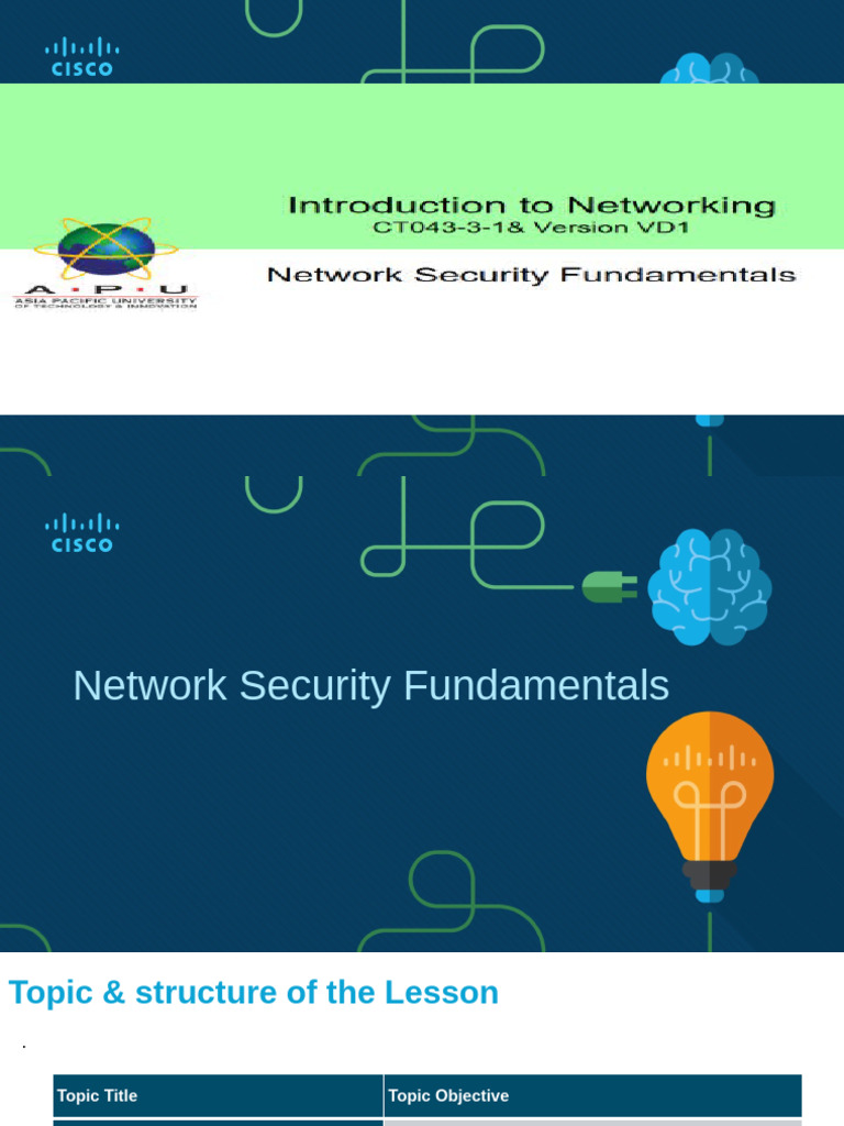 Chapter 11 - Network Security Fundamentals | PDF | Security | Computer Security