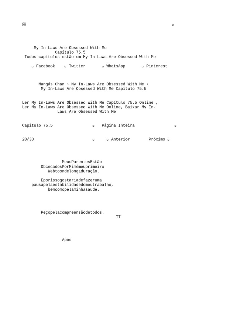 Ler My in Laws Are Obsessed With Me Capi Tulo 75 5 Gratuitamente Manga S Chan | PDF