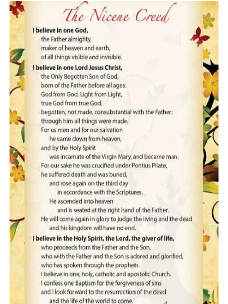 Nicene Creed | PDF