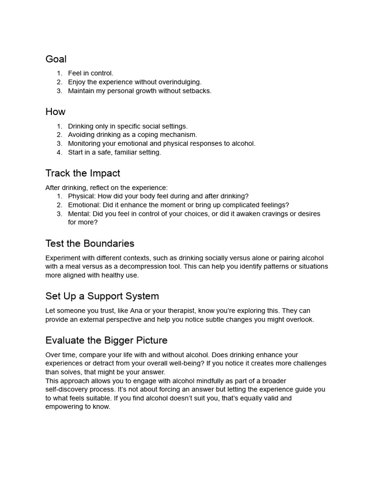 Reintroducing Alcohol | PDF