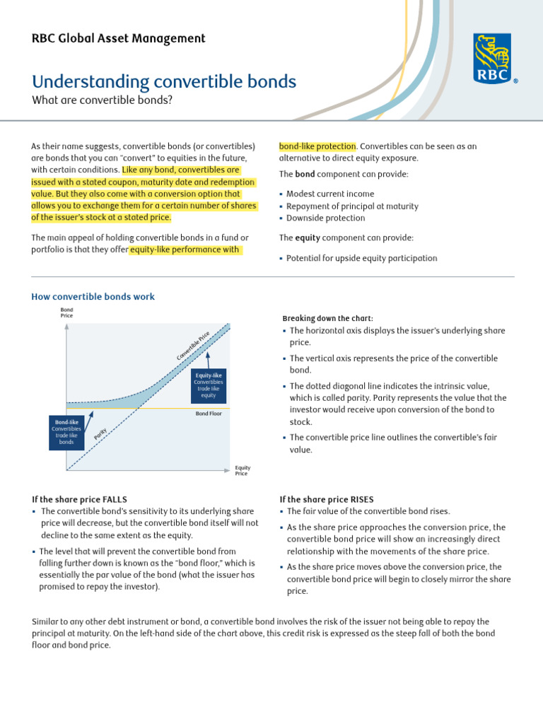 Understanding Convertible Bonds Factsheet | PDF | Bonds (Finance) | Convertible Bond