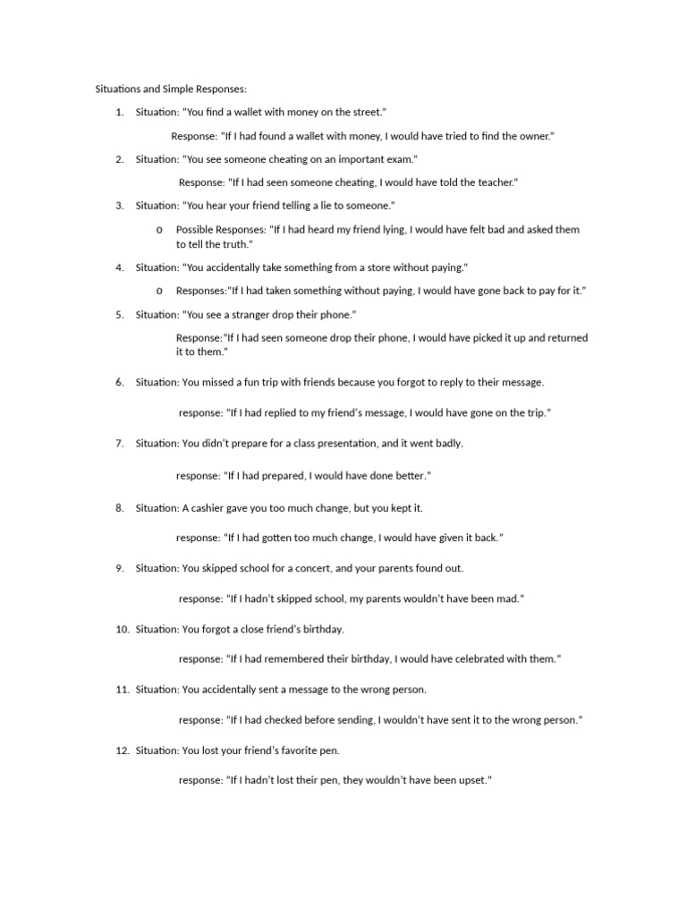 3rd Conditional Pdf