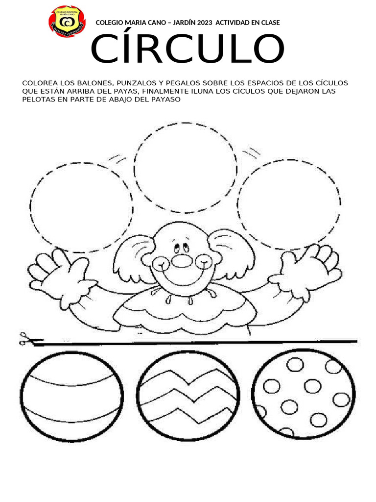 CÍRCULO PUNZAR PEGAR E ILUMINAR | PDF