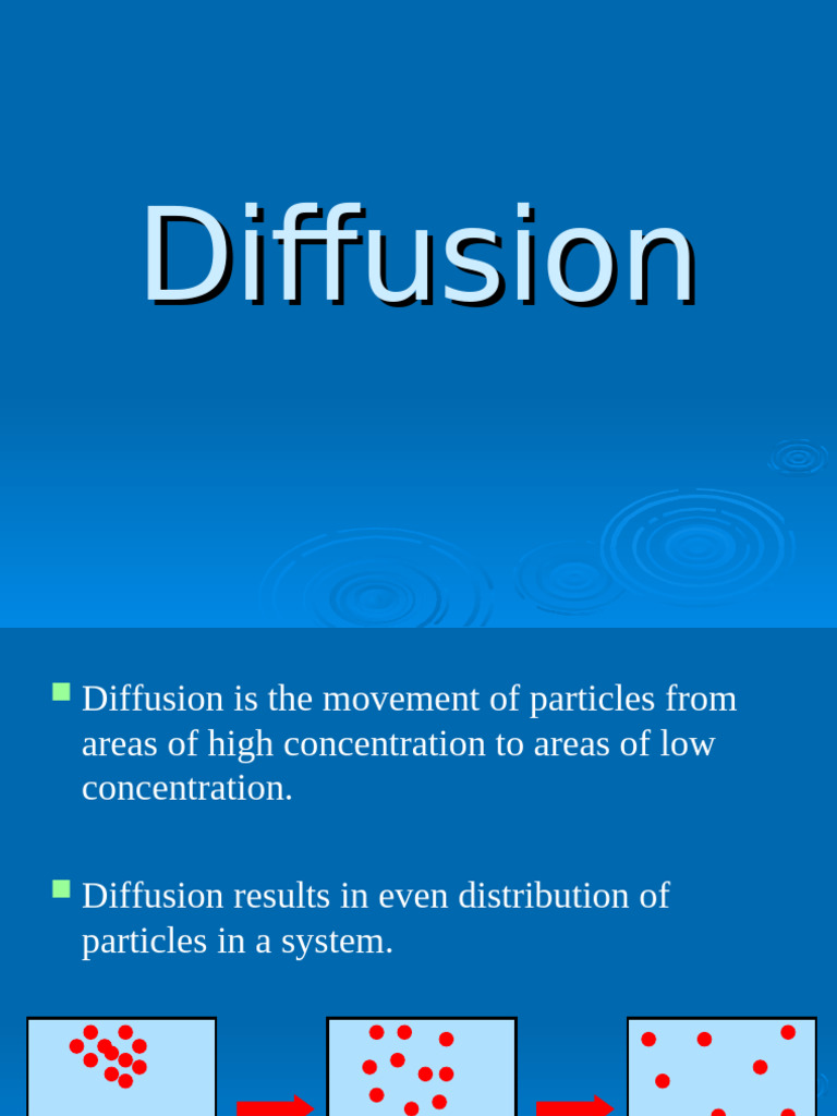 Understanding Diffusion and Osmosis | PDF | Diffusion | Osmosis
