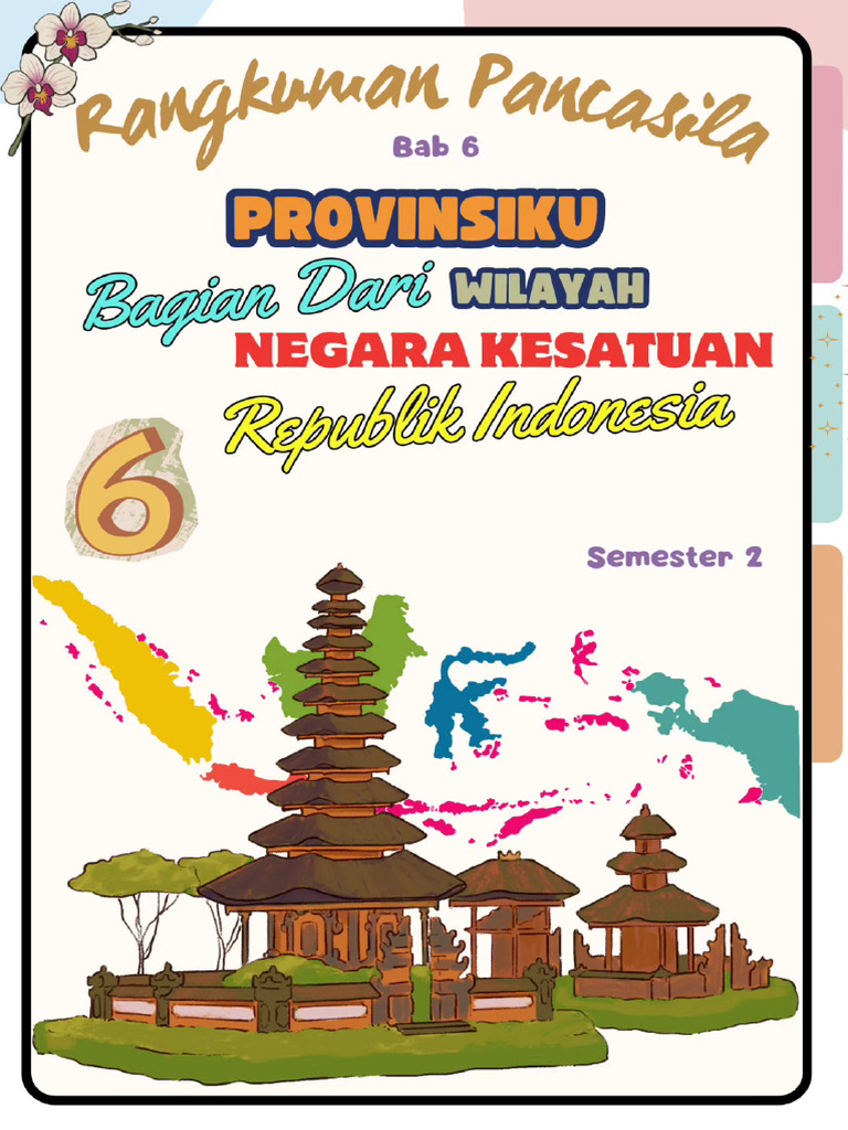 Rangkuman pENDIDIKAN Pancasila Bab 6 Kelas 6 | PDF