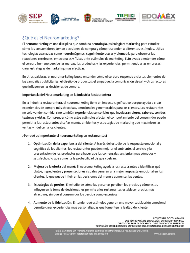 neuromark | PDF | Marketing | Sicología