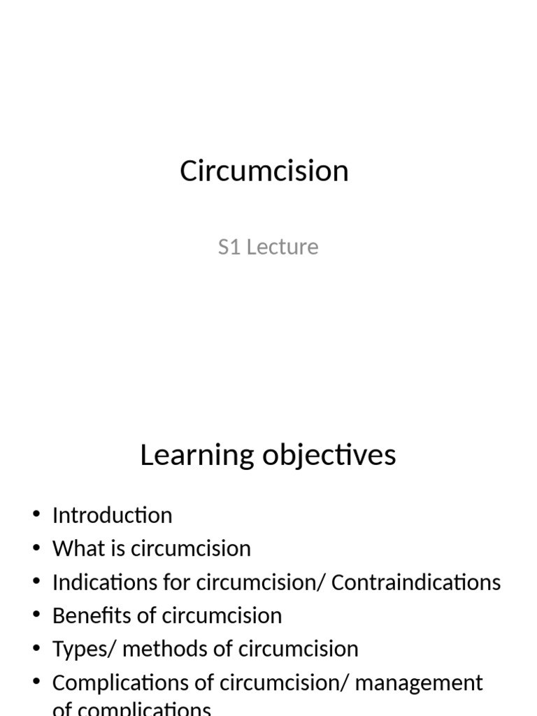 Circumcision | PDF | Circumcision | Medical Specialties
