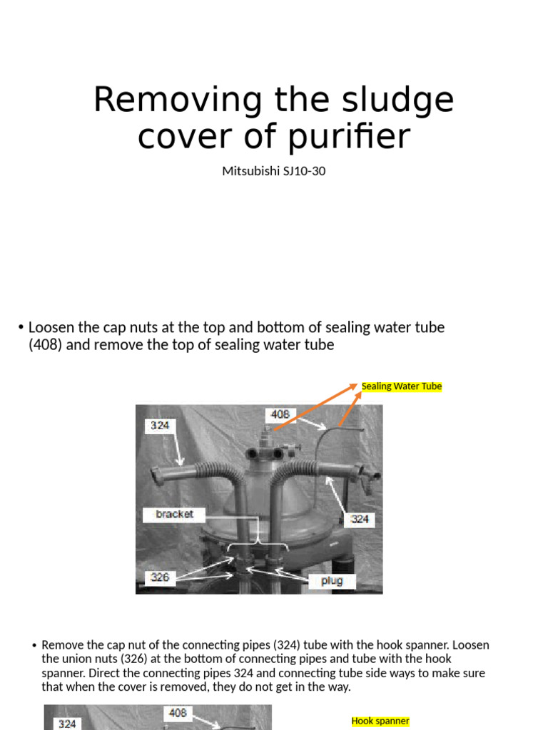 Removing Sludge Cover mitsubishi sj10-30 | PDF
