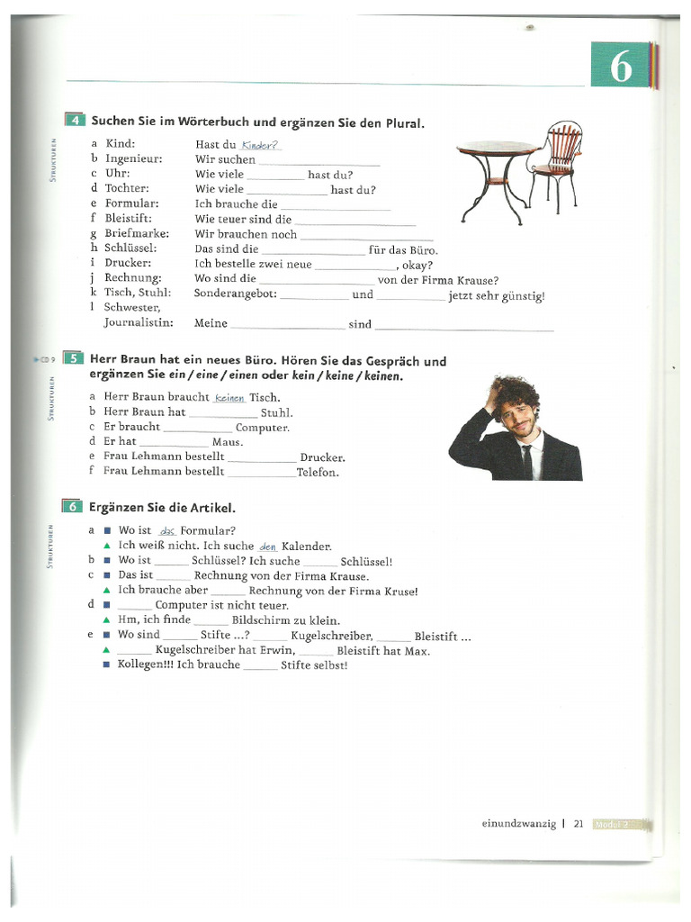 Lektion 6 Übungen | PDF