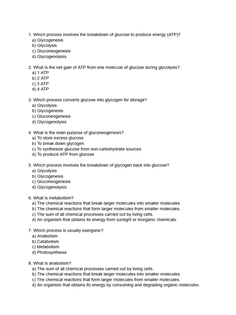 Glycolysis and Krebs Cycle Overview | PDF | Diet & Nutrition | Chemistry