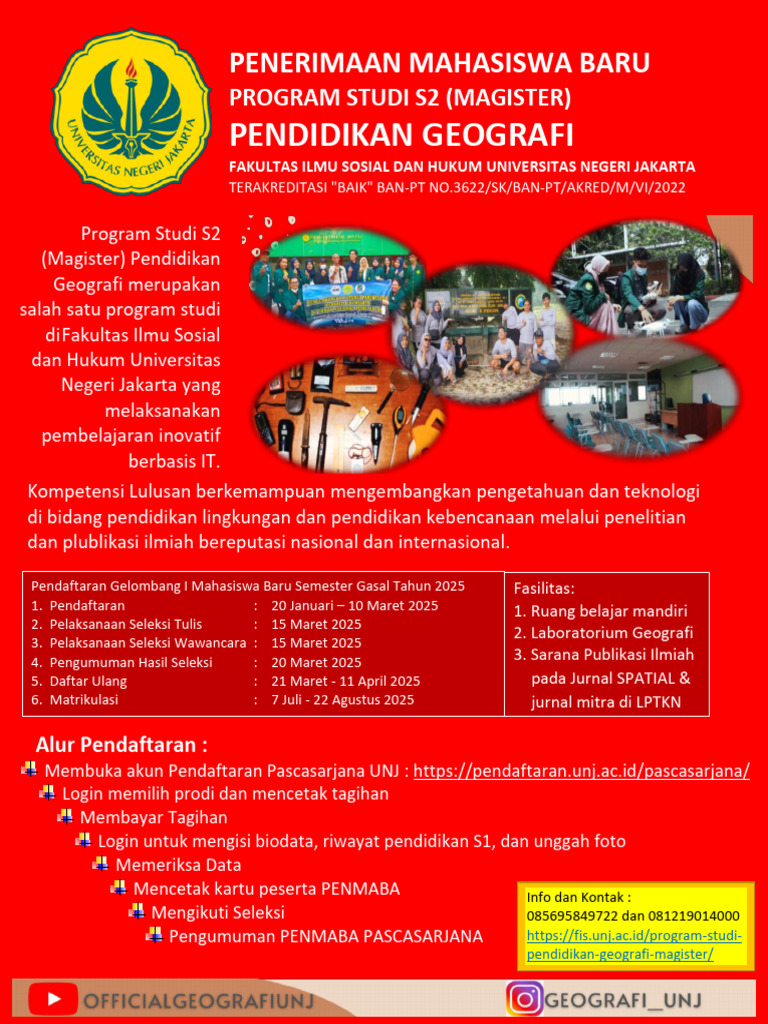 FLYER MABA S2-PGEOGRAFI FISH UNJ 2025 - Samadi | PDF