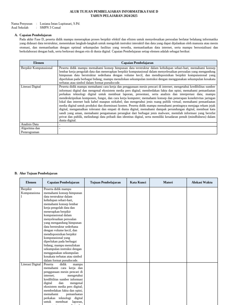 Format ATP | PDF