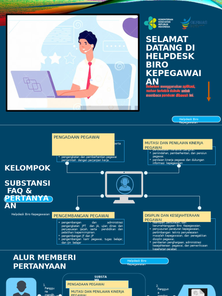 Panduan Helpdesk Kepegawaian | PDF