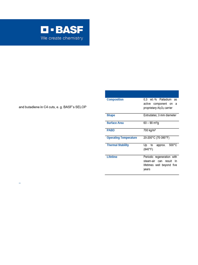BASF H0-41-S3 Datasheet A4 | PDF | Materials | Physical Sciences